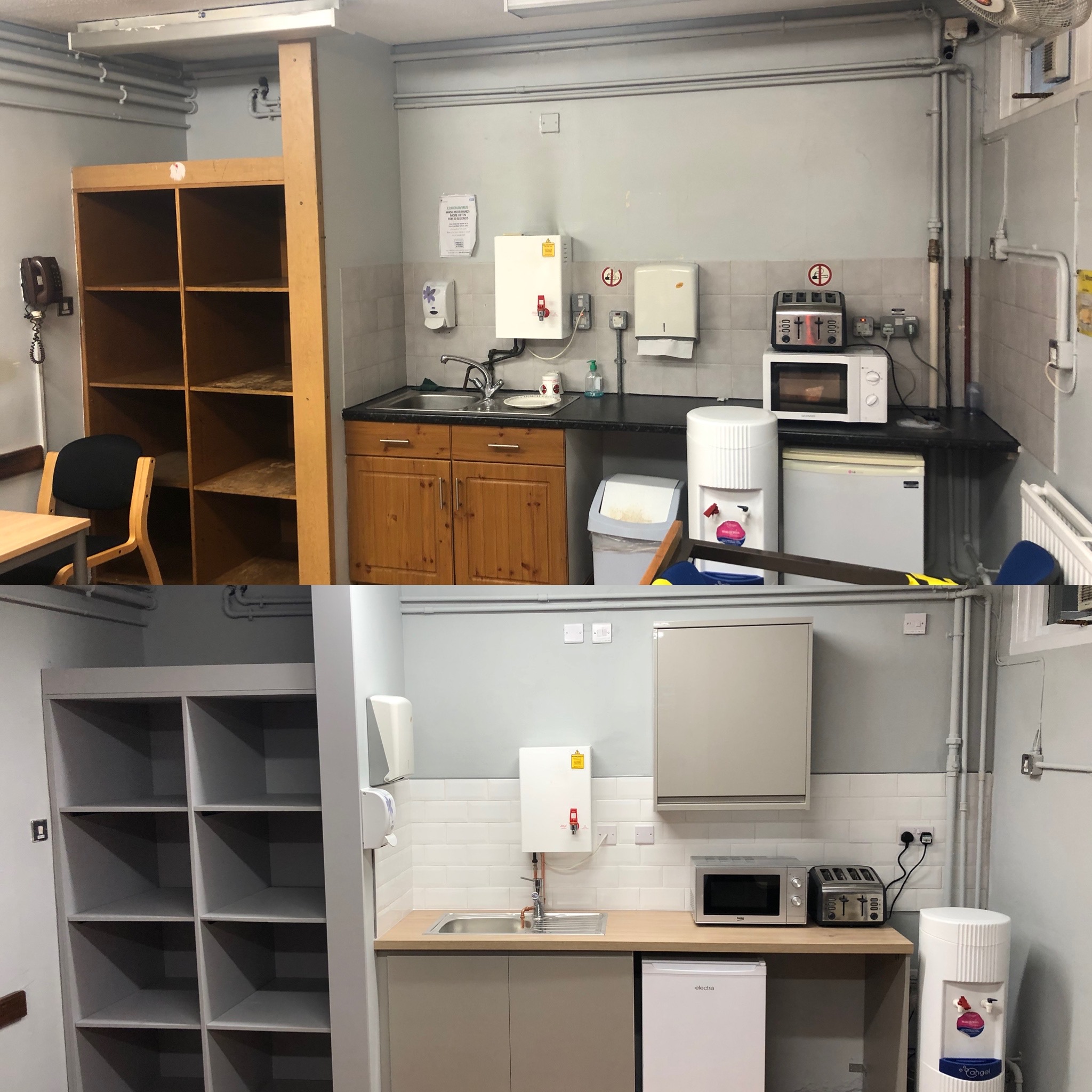 Drivers Kitchen Refurb, Birmingham Snow Hill Train Station - LCI Rail